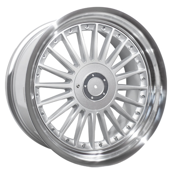 18" Evolution Racing Crawler 10/112/120 8.5J ET20 CB74.1 Silver Polish ...