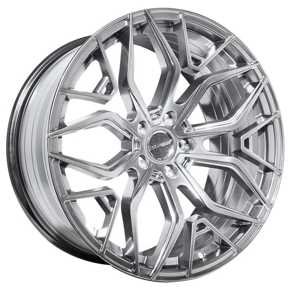 19" Evolution Racing Sofia 5/112 9.5J ET33 CB66.45 Hyper Black Wheels ...