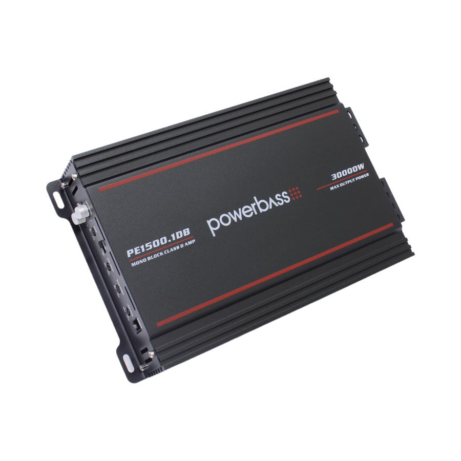 Powerbass PE1500.1DB 30000W 1500RMS Monoblock Amplifier - Car Audio ...