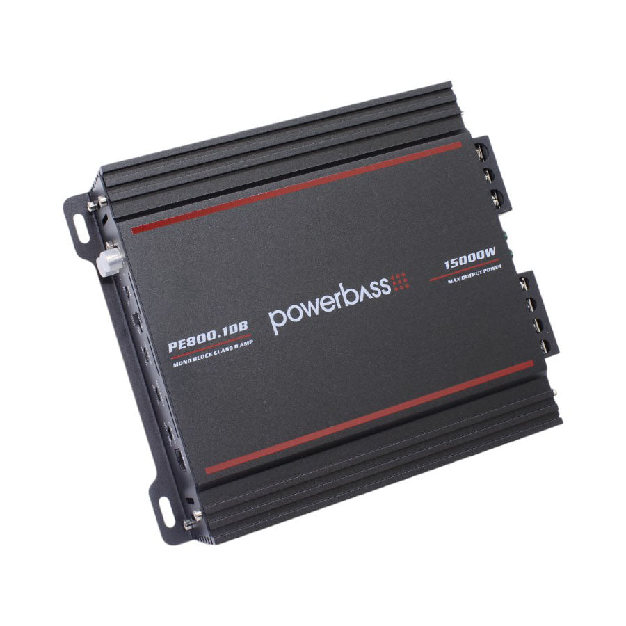 Powerbass PE800.1DB 15000w Monoblock Class D Amplifier - Car Audio For ...
