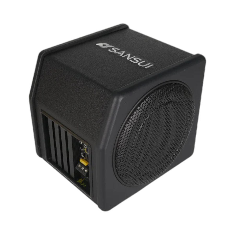 Sansui Sansui HIMA203 8" 1000w Active Subwoofer & Enclosure - Car Audio ...