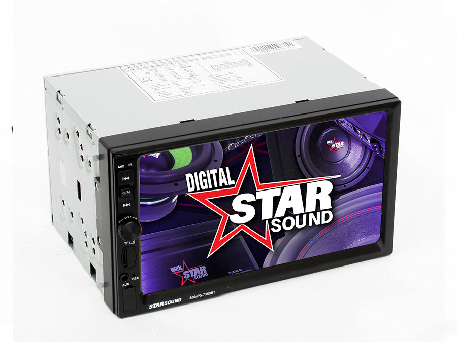 Starsound SSMP5-7350BT 7-Inch Double Din Media Player - Car Audio ...