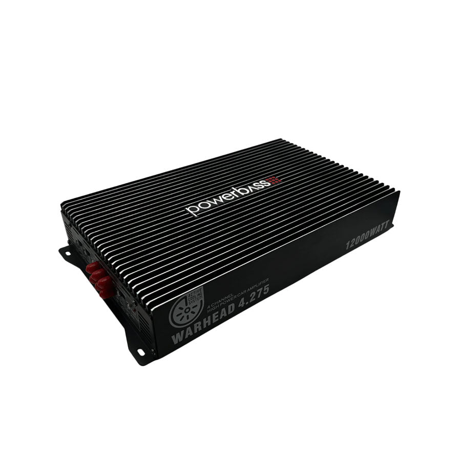 Powerbass Warhead 4.275 12000W 4-Channel Amplifier - Car Audio ...